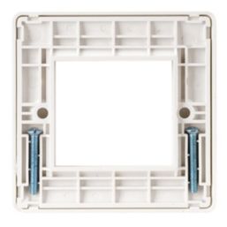 LAP 2-Module Modular Faceplate White - Screwfix