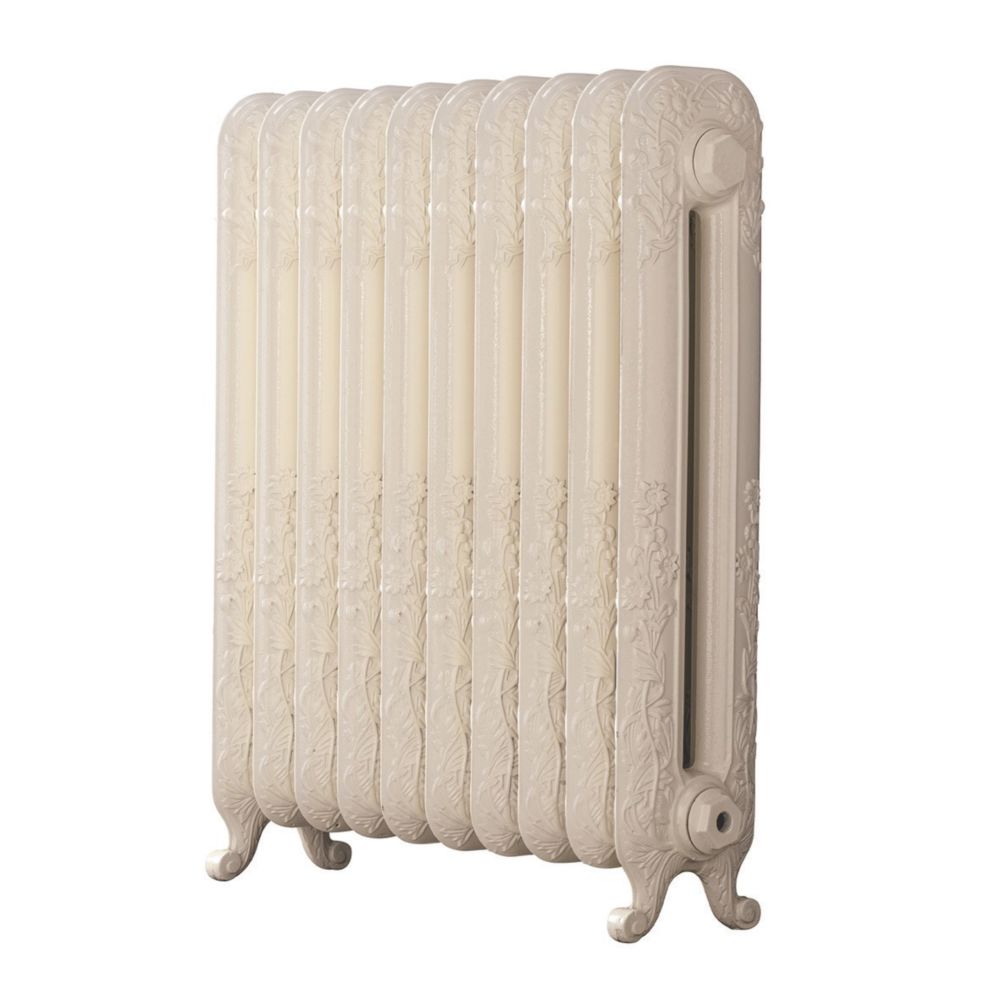 Arroll 794mm x 684mm 3550BTU Cream Cast Iron 2 Column Radiator - Screwfix