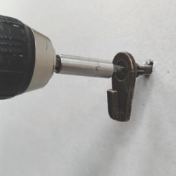 Cobra MegaHook Heavy Duty Self-Drilling Wall Hook Antique Brass - Screwfix