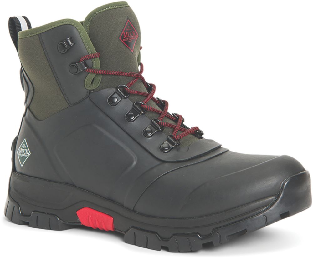 Muck Boots Apex Size 8 Black Non Safety Wellies - Screwfix