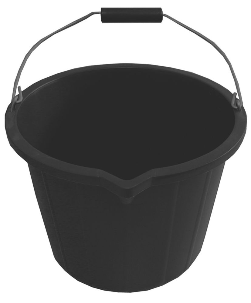 Active Plastic Buckets 14Ltr 5 Pack | Buckets | Screwfix.com