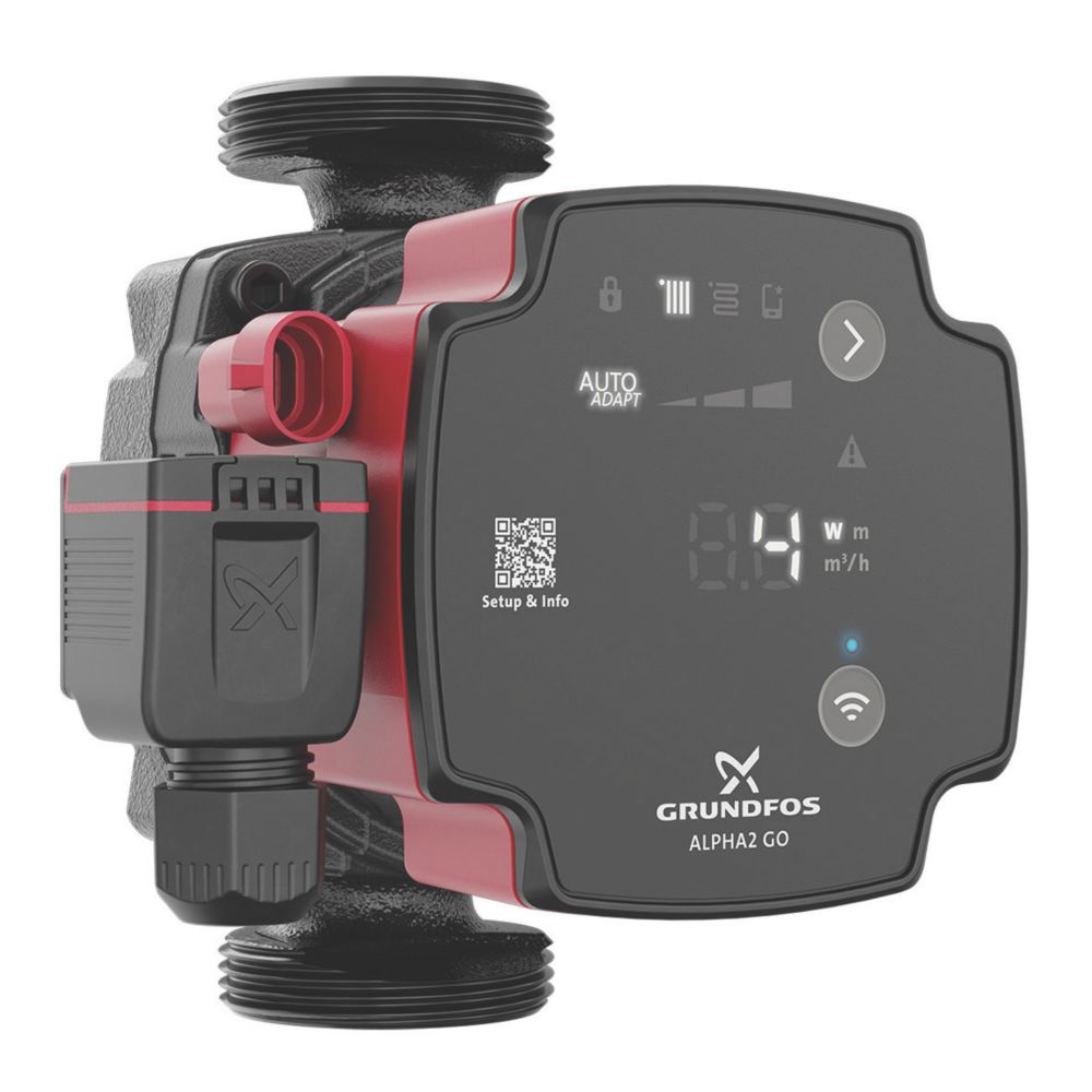 Grundfos ALPHA2 GO 25-75 130 Domestic Heating Circulator Pump 220-240V ...