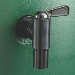 Straight PLC 19mm Fast Flow Tap - Screwfix