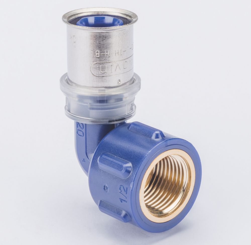 Wavin Tigris Multi-Layer Composite Press-Fit Adapting 90° BSP Female ...