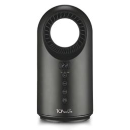 TCP Bladeless Smart Oscillating Heater & Fan 1500W Black - Screwfix