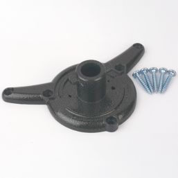 Hafele Table Leg Polished Chrome-Plated 870mm - Screwfix