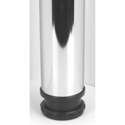 Hafele Table Leg Polished Chrome-Plated 870mm - Screwfix