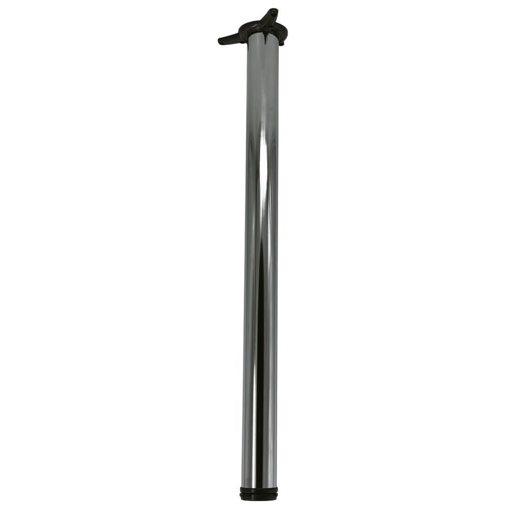 Hafele Table Leg Polished Chrome-Plated 870mm - Screwfix