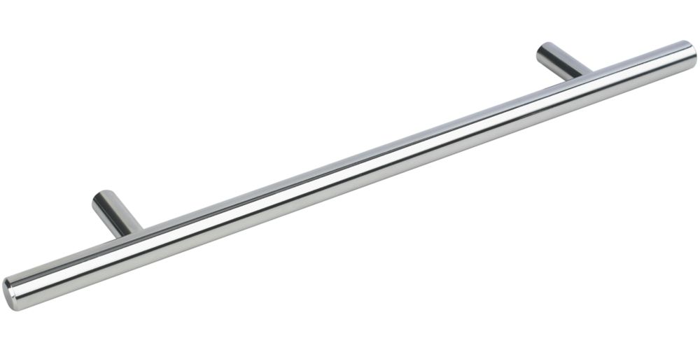 Smith & Locke T Bar Pull Handle Polished Chrome 240mm - Screwfix