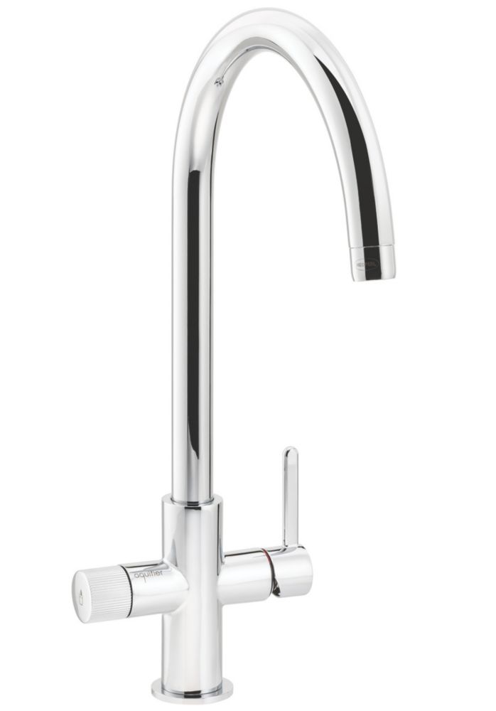Abode Puria 3-Way Deck Mounted Filter Tap Chrome - Screwfix