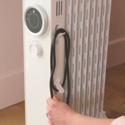 Blyss NY2009-24M 2000W Electric Portable Oil-Filled Radiator White ...