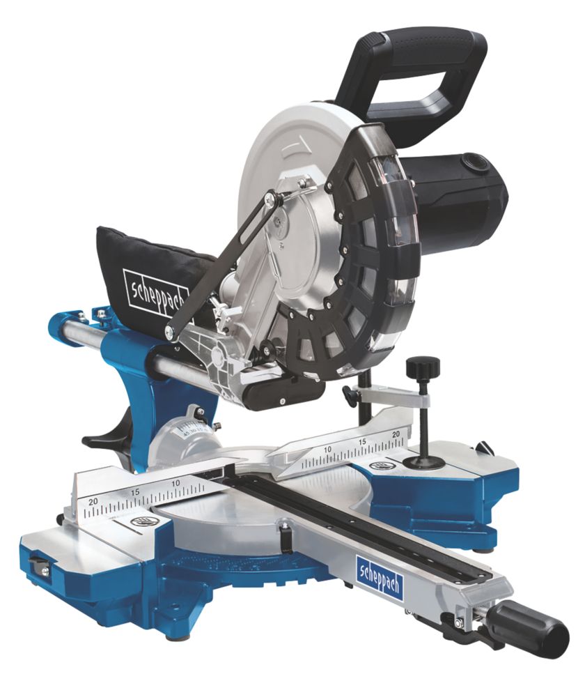 Scheppach HM254 255mm Electric Single-Bevel Sliding Mitre Saw 230V ...