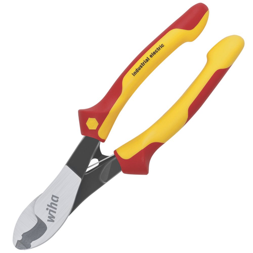 Wiha VDE Industrial Cable Cutter 7" (180mm) - Screwfix