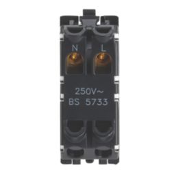 Contactum Green Neon Power Indicator with White Inserts 230V - Screwfix