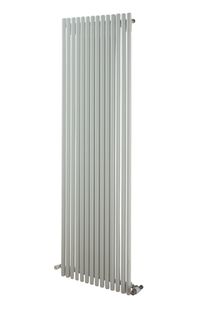 Ximax Espacio 1800mm x 470mm 3904BTU White Vertical Designer Radiator ...
