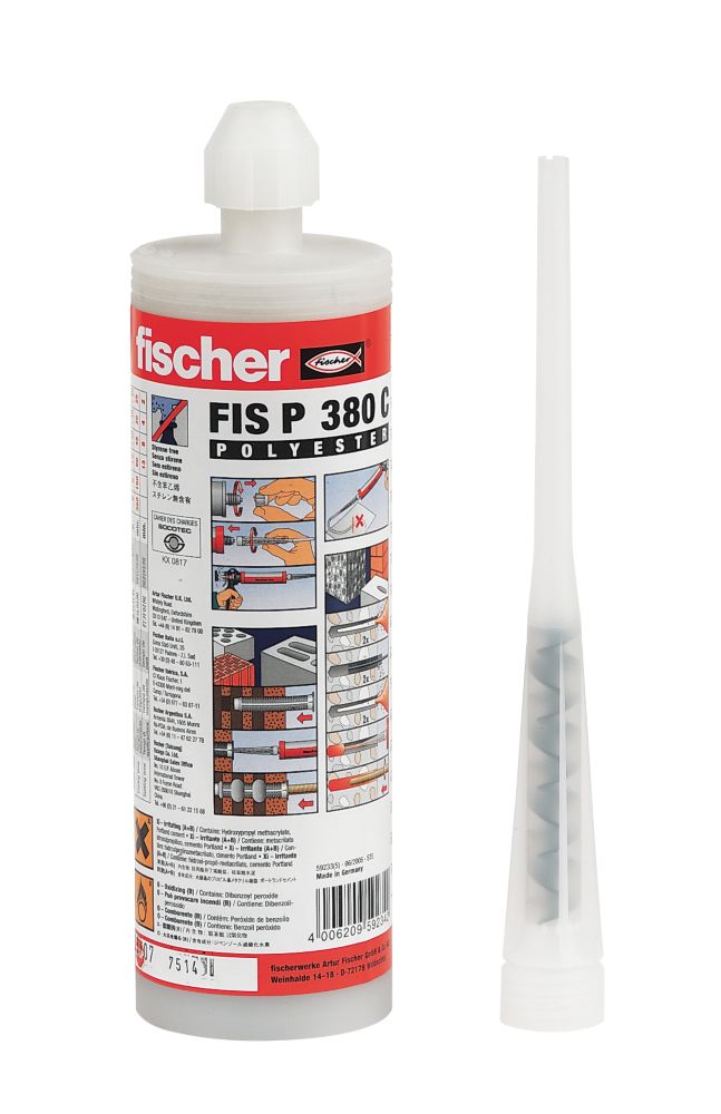 Fischer Injection Resin | Resins | Screwfix.com