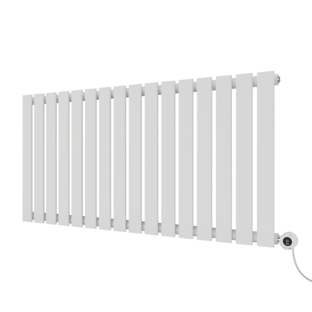 Azur Ilios 1000W Electric Radiator 600mm x 1208mm White 3412BTU - Screwfix