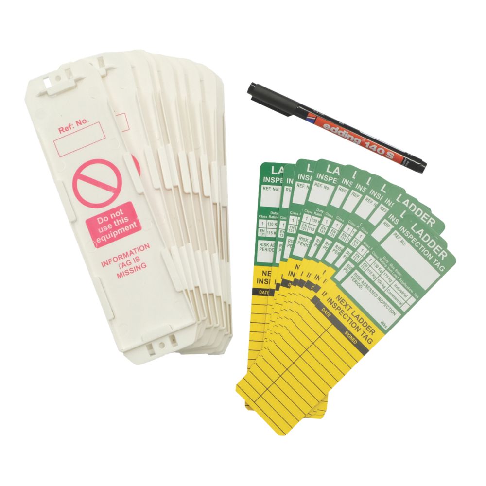 Essentials Ladder Tag Kit 21 Piece Set - Screwfix