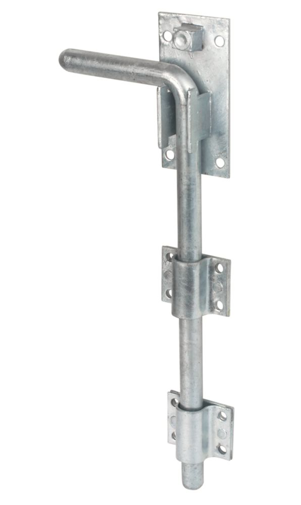 GateMate Door Bolt Silver 300mm - Screwfix