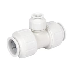 JG Speedfit Plastic Push-Fit Reducing Tee 28mm x 28mm x 15mm - Screwfix