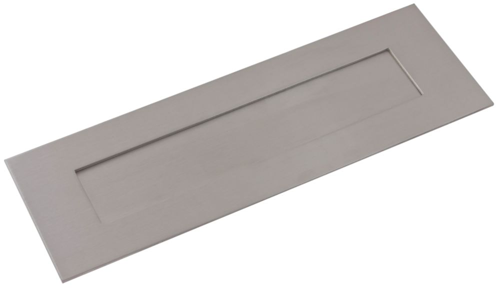 Eclipse External Letter Plate Satin Stainless Steel 330mm x 110mm ...