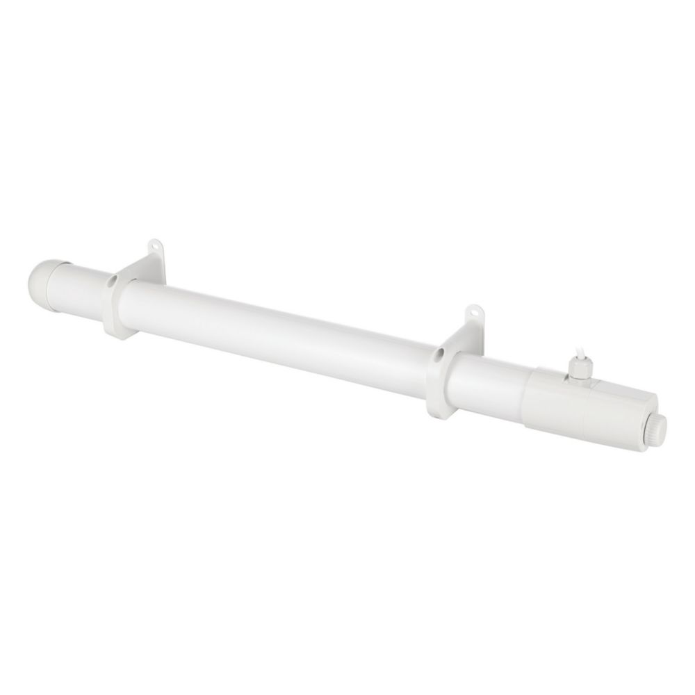 TCP 120W Electric Wall or Ceiling-Mounted Tube Heater White - Screwfix