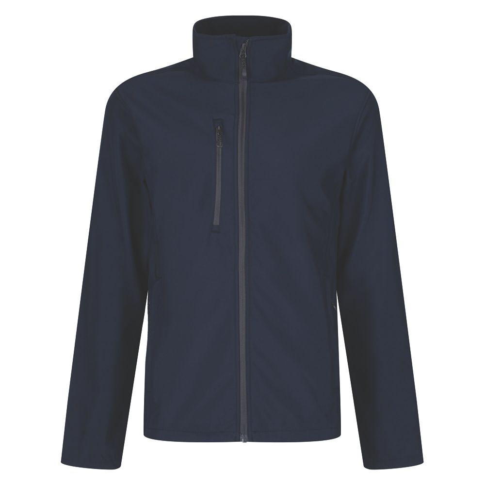 Regatta Honestly Made Softshell Jacket Navy Medium 39.5" Chest - Screwfix