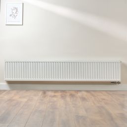 Time 400mm x 2200mm 14001BTU White Type 33 Convector Radiator - Screwfix