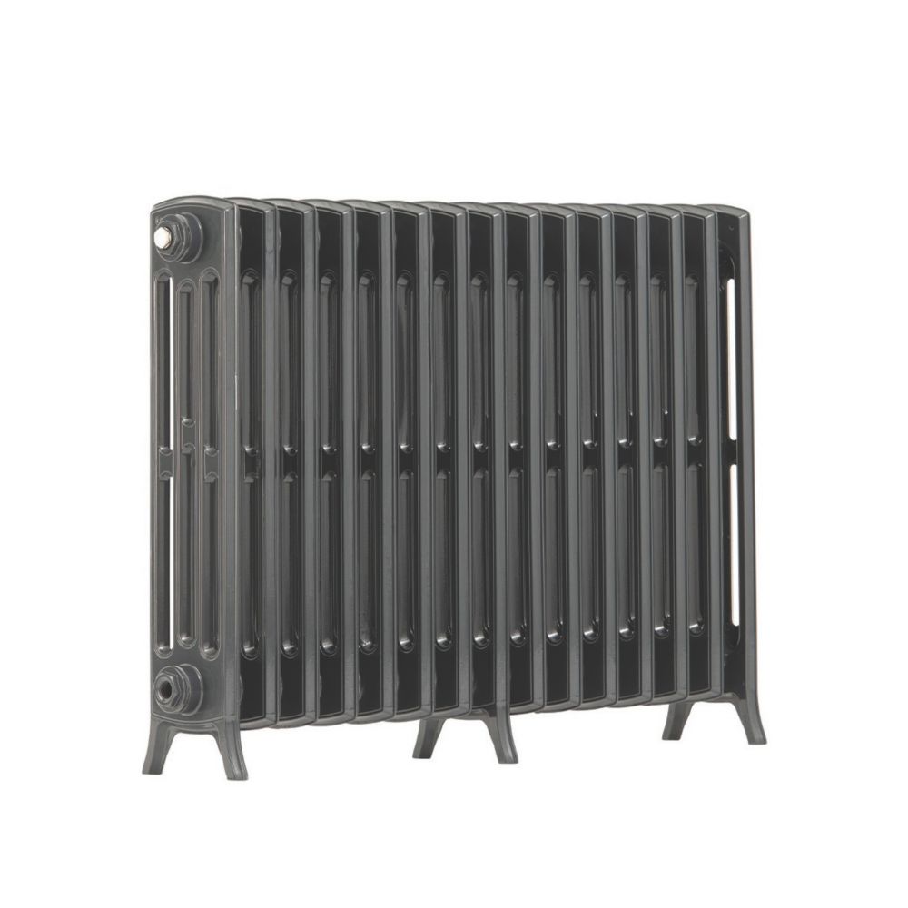Arroll Edwardian 650mm x 906mm 4200BTU Anthracite Horizontal Designer ...