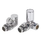 Chrome Radiator Valves | Radiators | Screwfix