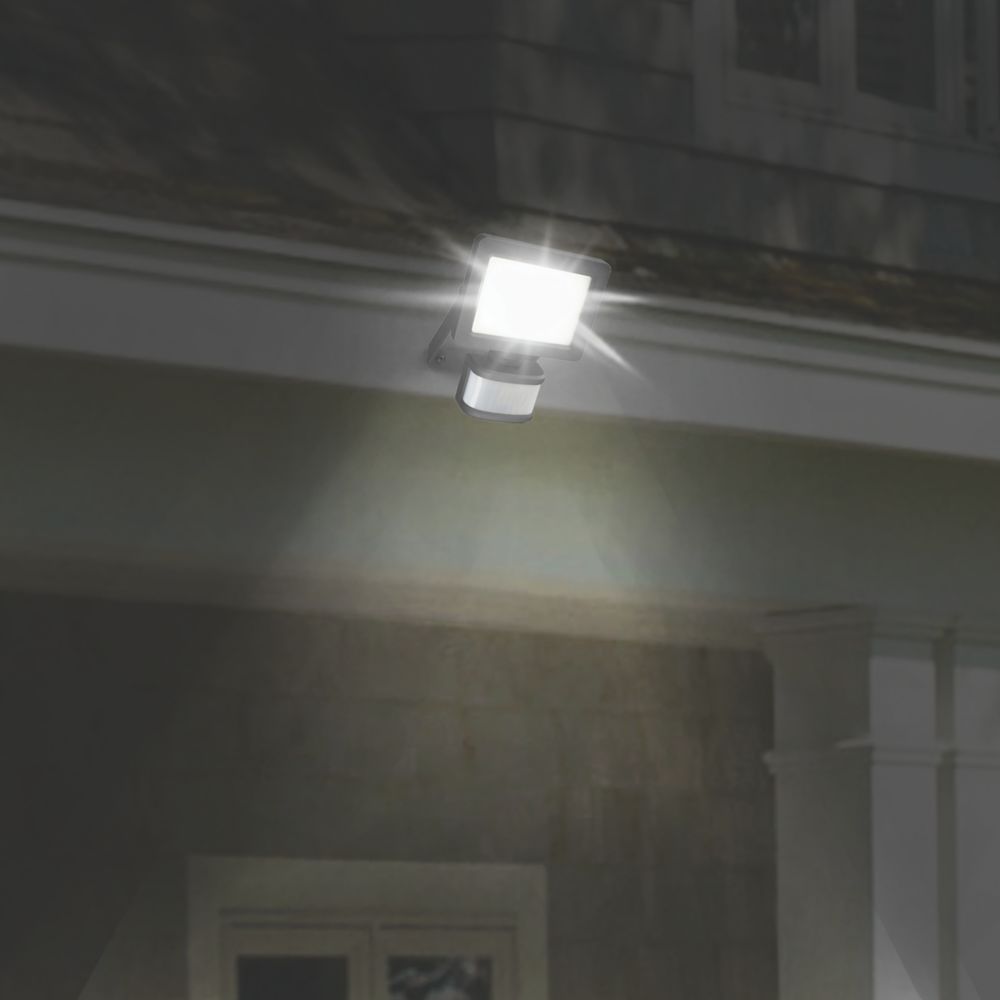 Led Security Flood Light Eave Mount IQ America Motion Security Flood