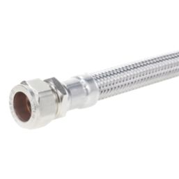 Essentials Flexible Tap Connector 15mm x 1/2" x 300mm - Screwfix