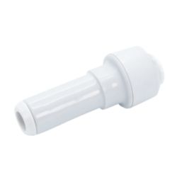 FloPlast FloFit+ Plastic Push-Fit Stem Reducer F 10mm x M 15mm - Screwfix