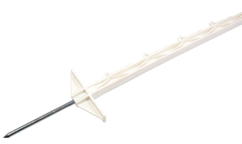 Stockshop Multi-Wire Polyposts White 1.05m 30 Pack | Electric Fence ...