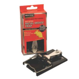 Pest-Stop Easy-Setting Metal Mouse Traps 4 Pack - Screwfix