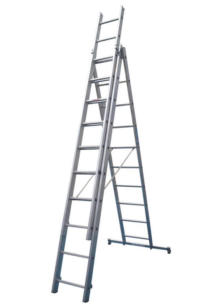 Zarges Light Trade Aluminium 6.52m Combination Ladder - Screwfix