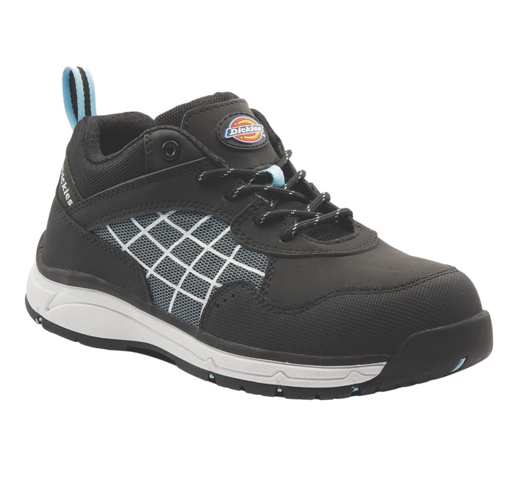Dickies Elora Metal Free Ladies Safety Trainers Black / Blue Size 7 ...