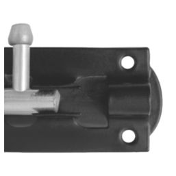 Smith & Locke Tower Gate Bolt Black 102mm - Screwfix