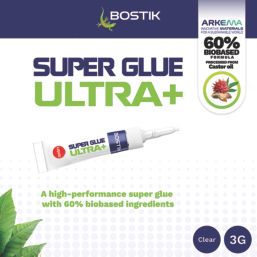 Bostik Bio-Based Super Glue Ultra+ 3g - Screwfix