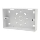 Deta TTE Surface Pattress Back Boxes | Wiring Accessories | Screwfix