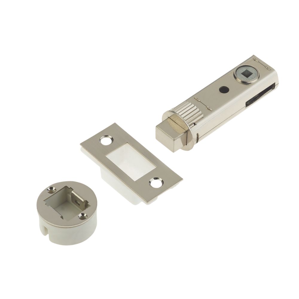 Union Satin Nickel-Plated Tubular Privacy Bolt 73mm Case - 57mm Backset ...