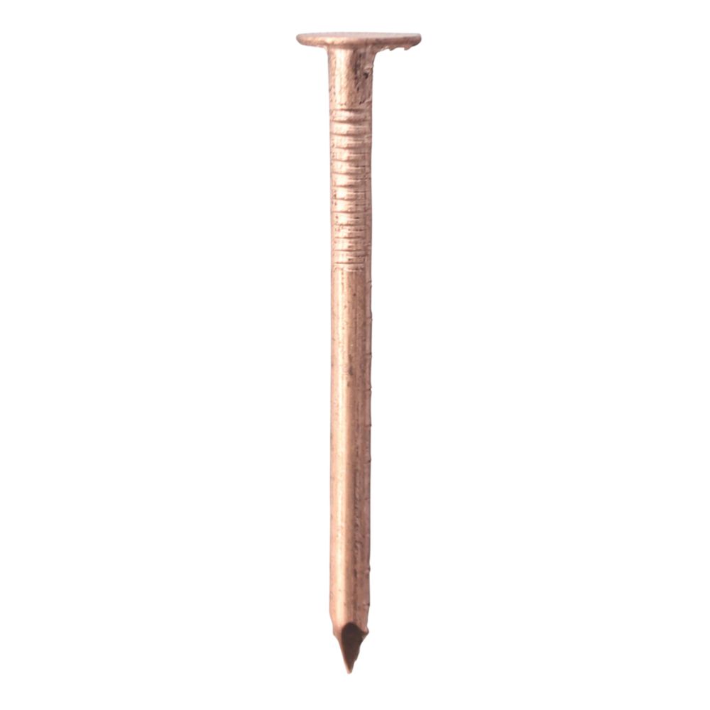Timco Clout Nails Bright Copper 2.65 x 38mm 1kg Pack | Roofing Nails | Screwfix.com