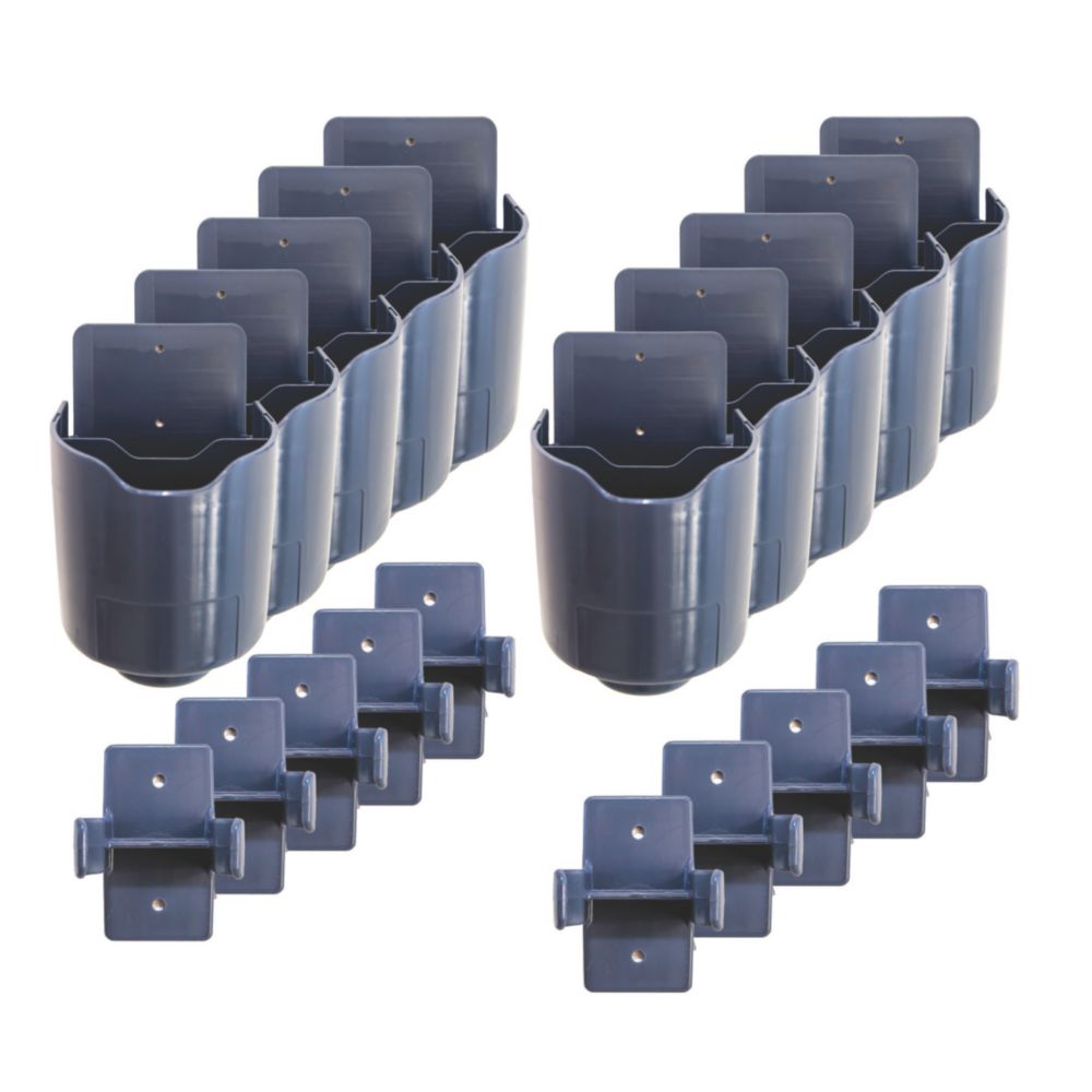 Addgards Forklift Storage Caddy Graphite Grey 10 Pack - Screwfix