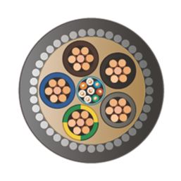 Time EV-Ultra Black 5-Core 10mm² & Cat 5e 4-Pair Armoured EV Charging ...