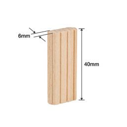 Trend Loose Tenons 6mm x 40mm 100 Pack - Screwfix