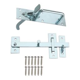 Smith & Locke Gate Latch Silver 178mm - Screwfix