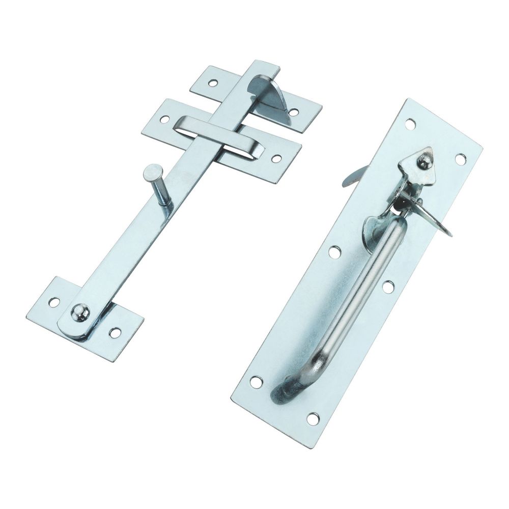 Smith & Locke Gate Latch Silver 178mm - Screwfix