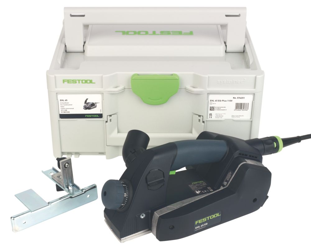 Festool EHL 65 EQ-Plus 4mm Electric Planer 110V - Screwfix