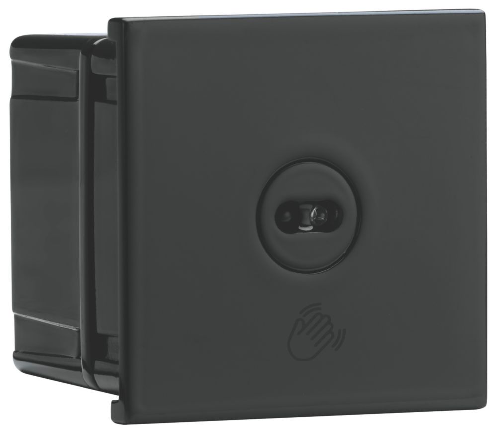 Knightsbridge Touchless 2.1A 1-Way Modular Light Switch Black with ...