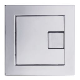 Square Dual-Flush Flushing Button Chrome - Screwfix
